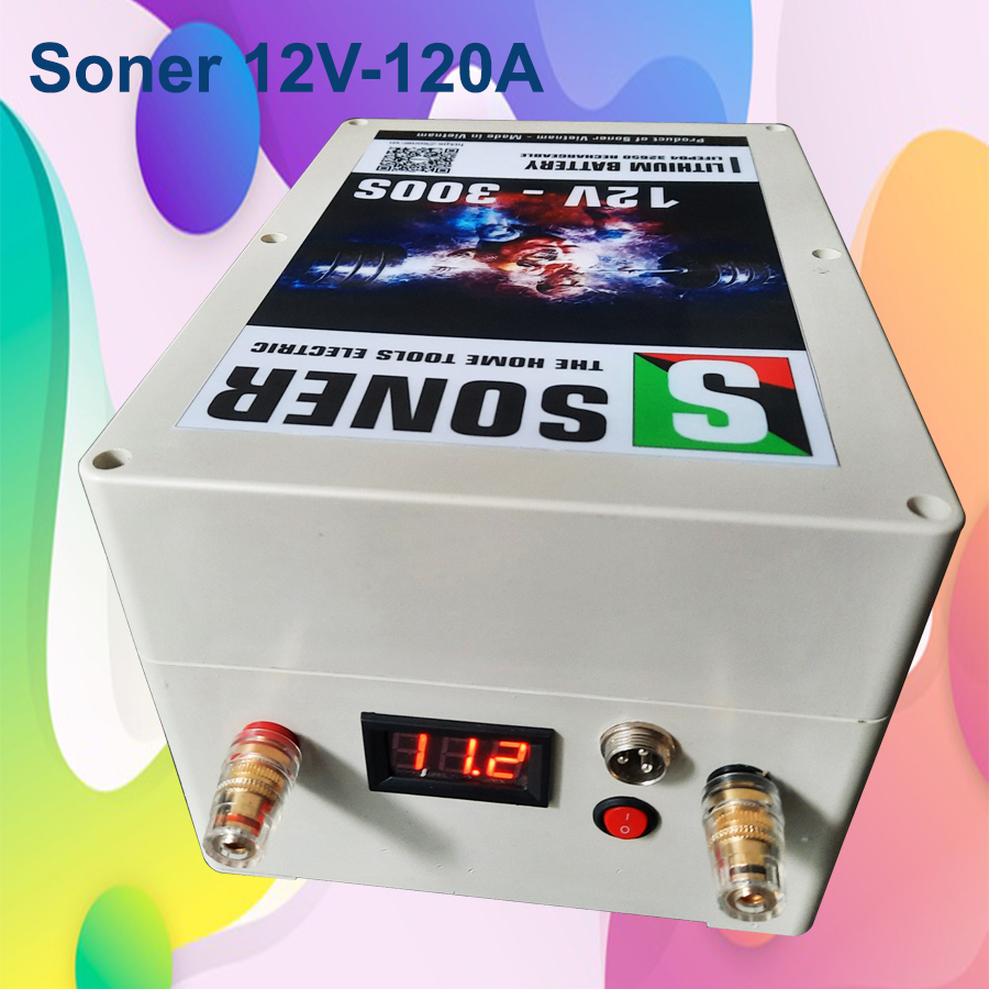 Pin lithium Soner 12V-120A | Pin lithium Soner 12V-300S